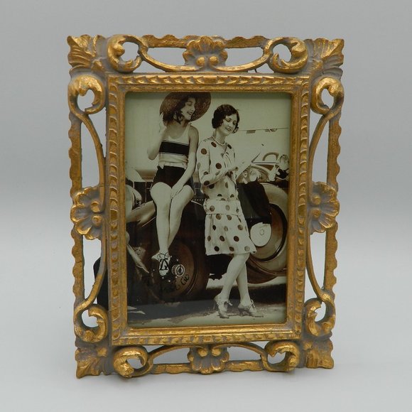 Loui Michel Cie | Accents | Hollywood Regency Gold Photo Frame 5 X 7 ...